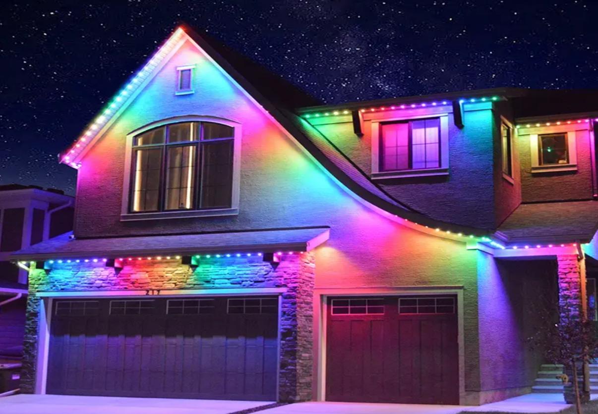 Under Eave Soffit Lighting With LED Strips - Leading China Pixel LED ...