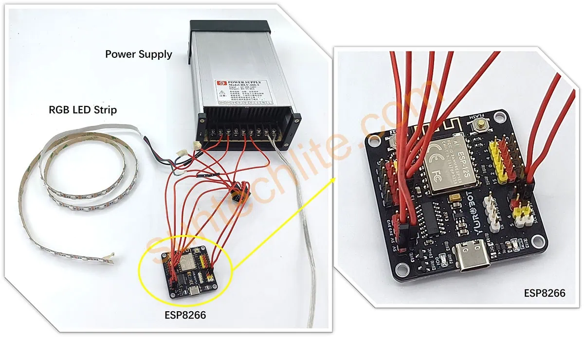 How to Build an ESP8266 Controlled RGB LED Strip - Leading China Pixel LED Manufacturer