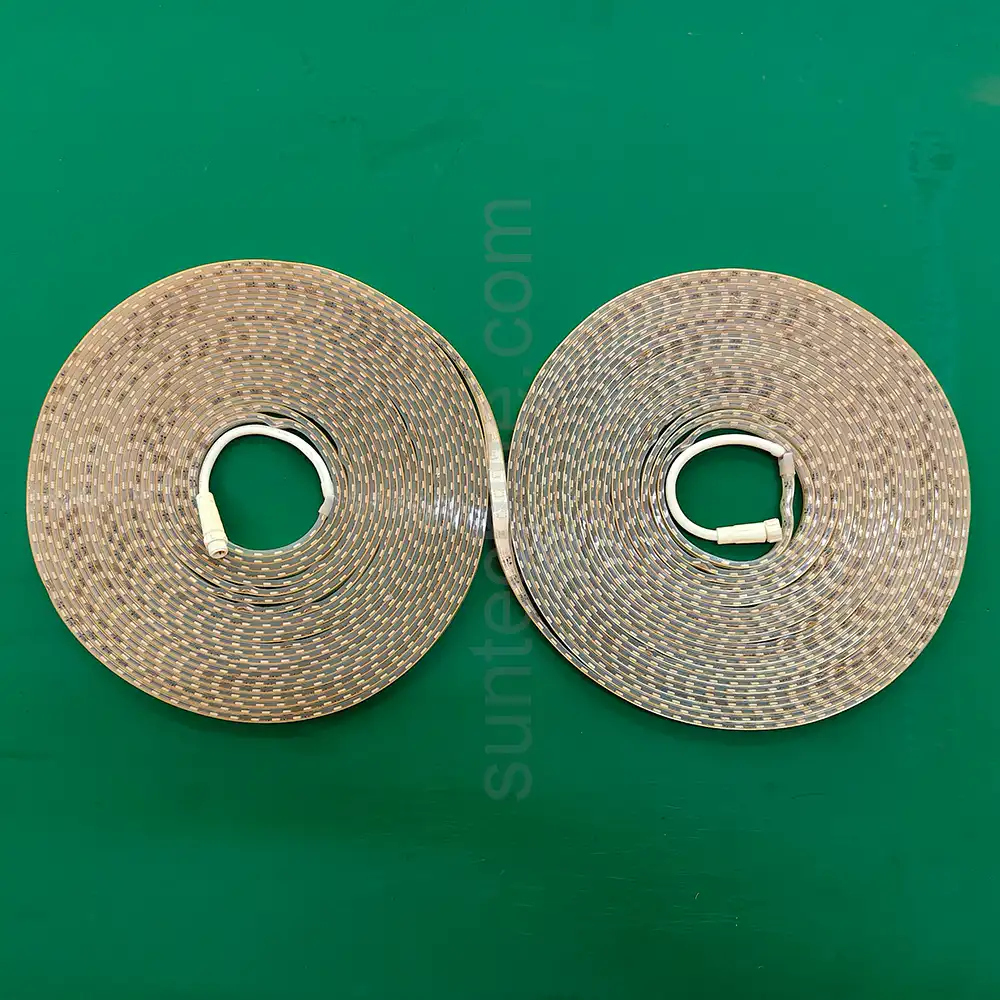 48V Long Distance RGB LED Strip 40m 130ft One End Power Feed No Visible ...